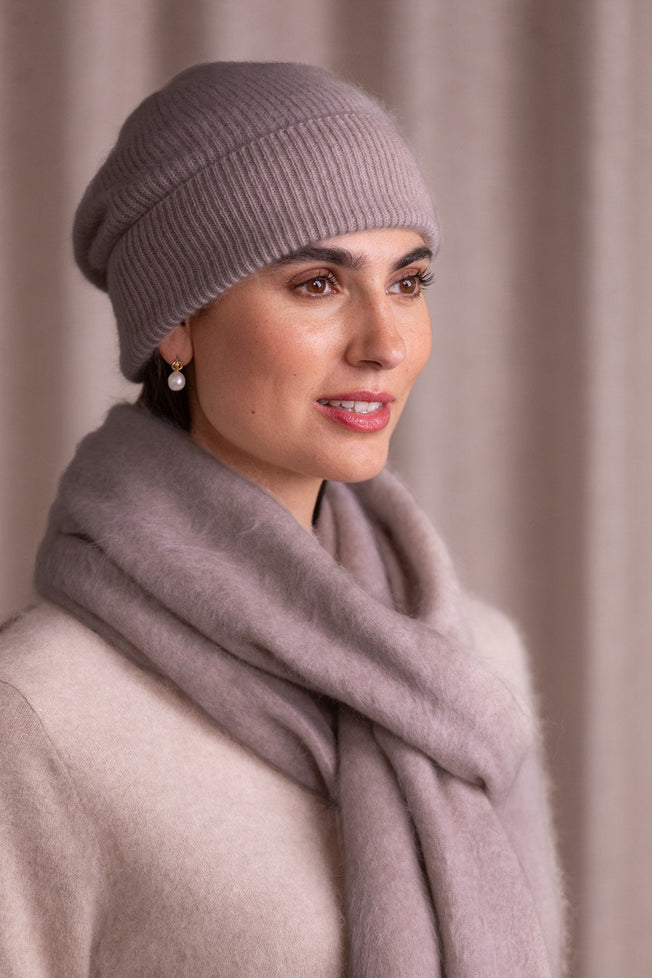 Karleen Cashmere Scarf Nougat – IVALO.COM